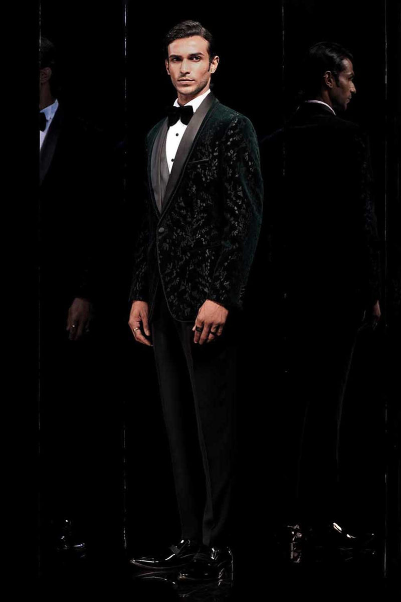 Metallic Wildflower Embellished Tuxedo – WAREHOUSE